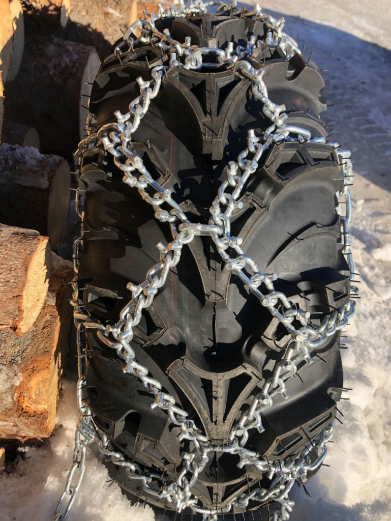 ATV Kjetting - Kryss/pigg 6mm 56"x17" For dekkbredder fra 10", til 26 ...